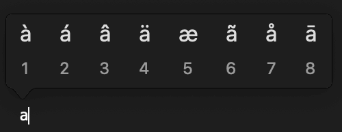 macOS latynka input, key layouts | Ukraïnsjka latynka Ukrainian Latin